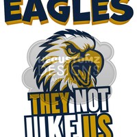 Lady Eagles Blue Softball Mascot PNG, Eagle Girly Mascot, Eagle ...