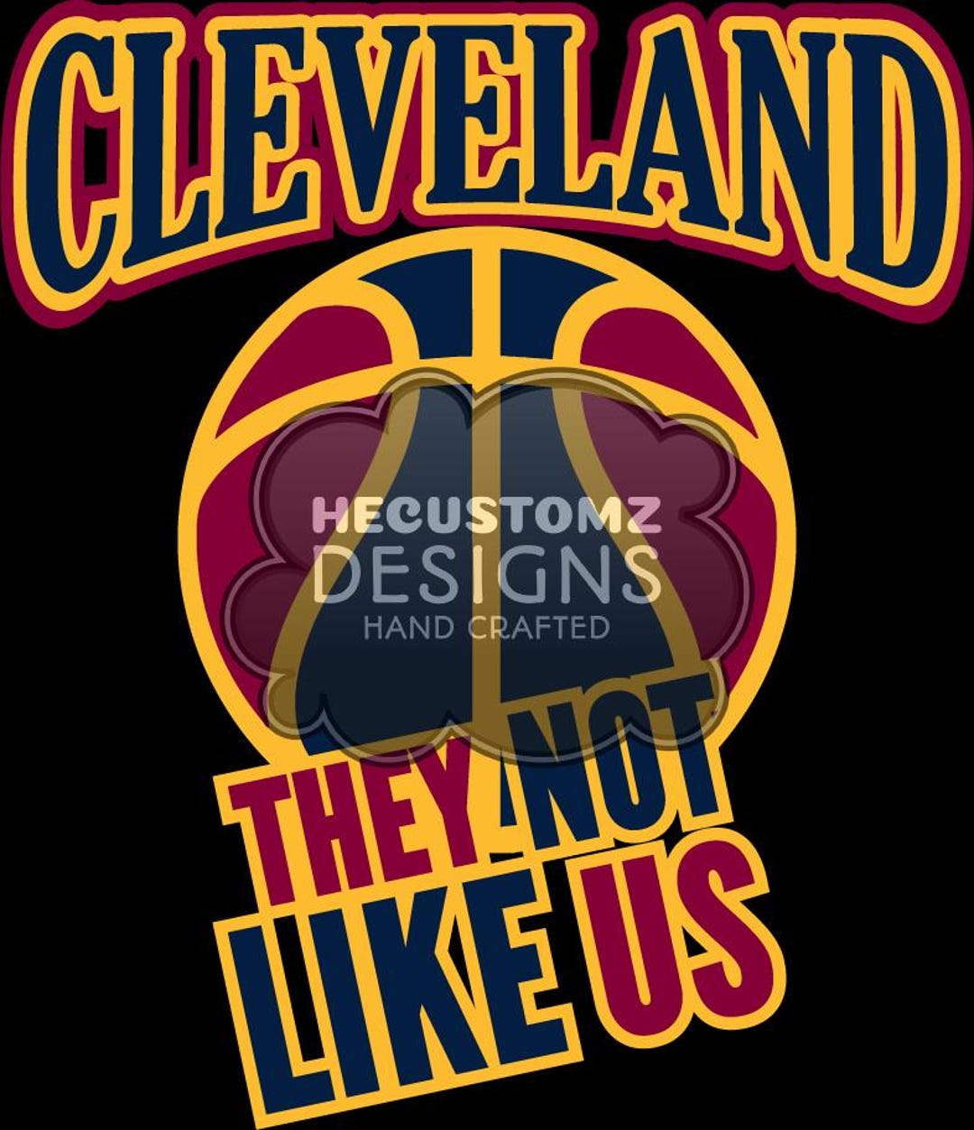 CLEVELAND ALT Colors They Not Like Us PNG Shirt Design Dtf Sublimation ...