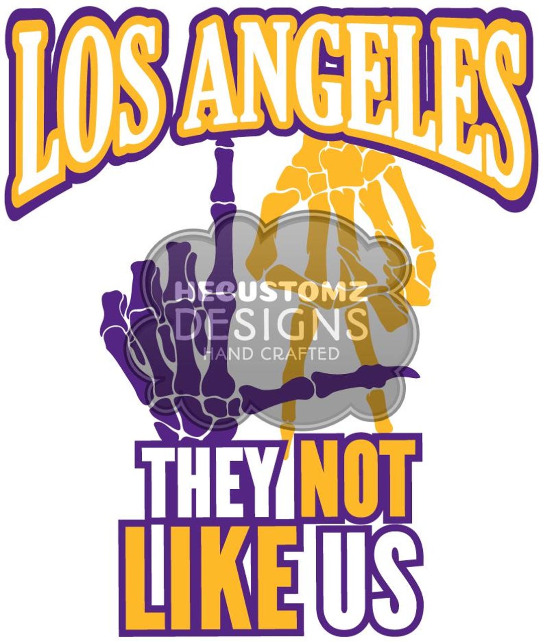LA Skeleton Hands PNG: DTF Sublimation Design (digital Download) - Etsy