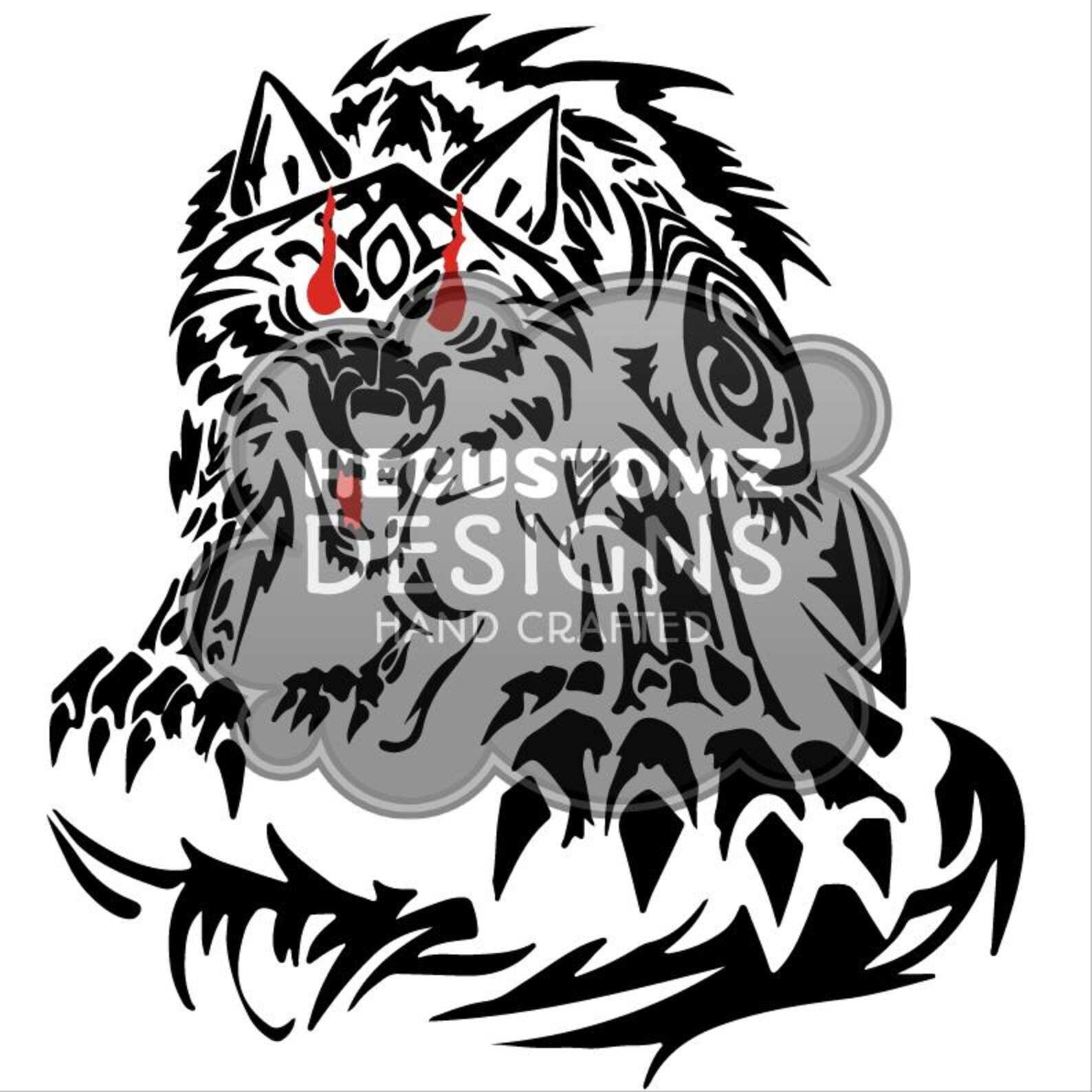 Samoan Werewolf Png Wrestling Jacob Dtf Sublimation for White Shirt - Etsy