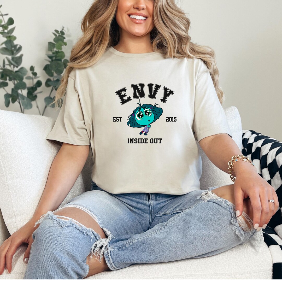 Disney Inside Out Envy T-shirt, Pixar Inside Out Shirt, Kids Movie ...