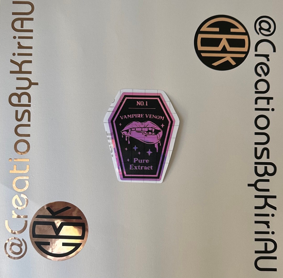 Holographic Vampire Venom Decal/sticker - Etsy