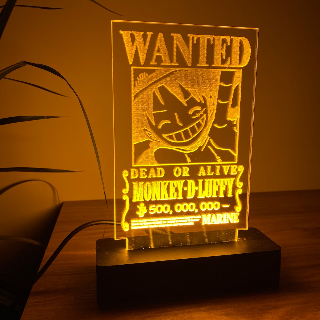 Anime Night Light One Piece Luffy Night Light One Piece 3D - Etsy