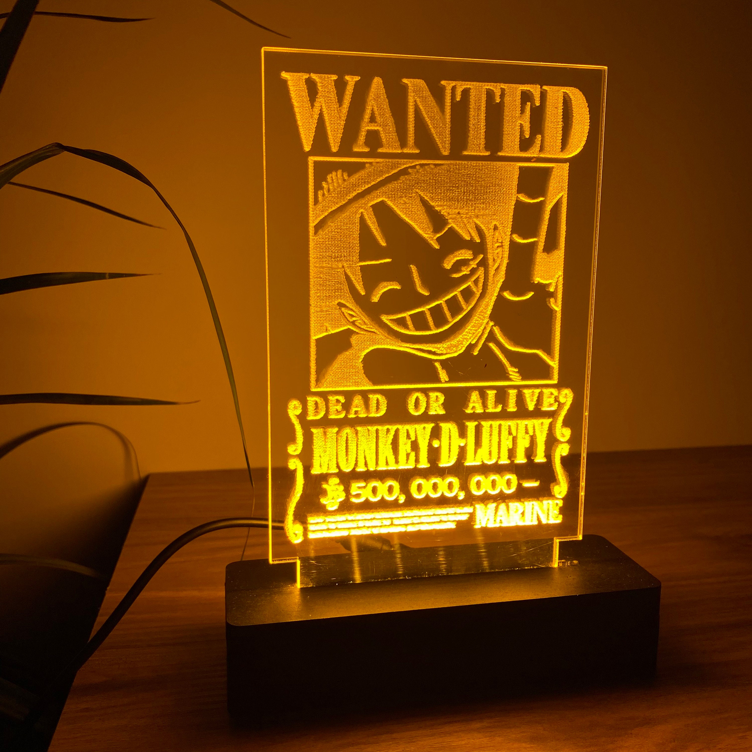 Anime Night Light One Piece Luffy Night Light One Piece 3D - Etsy