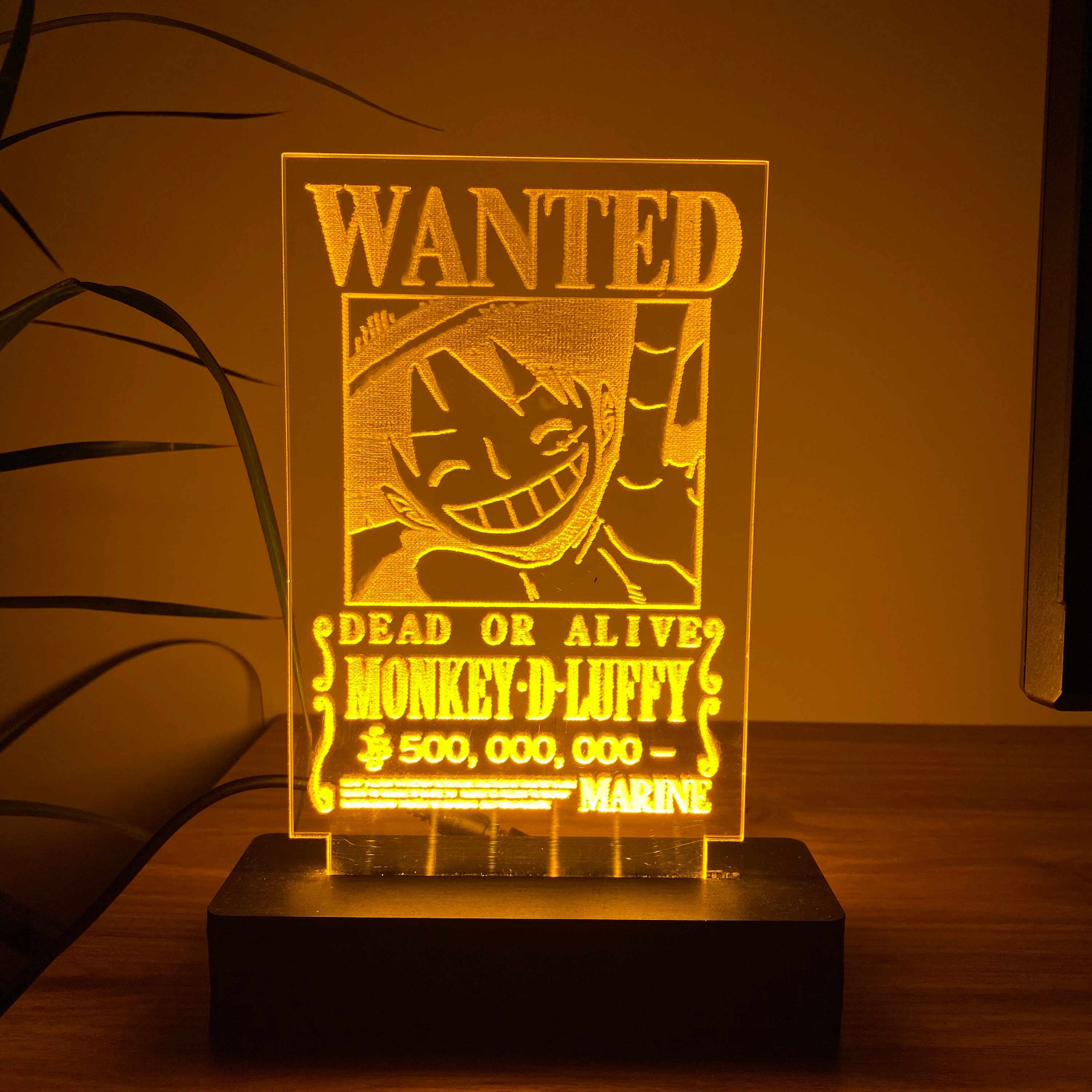 Anime Night Light One Piece Luffy Night Light One Piece 3D - Etsy