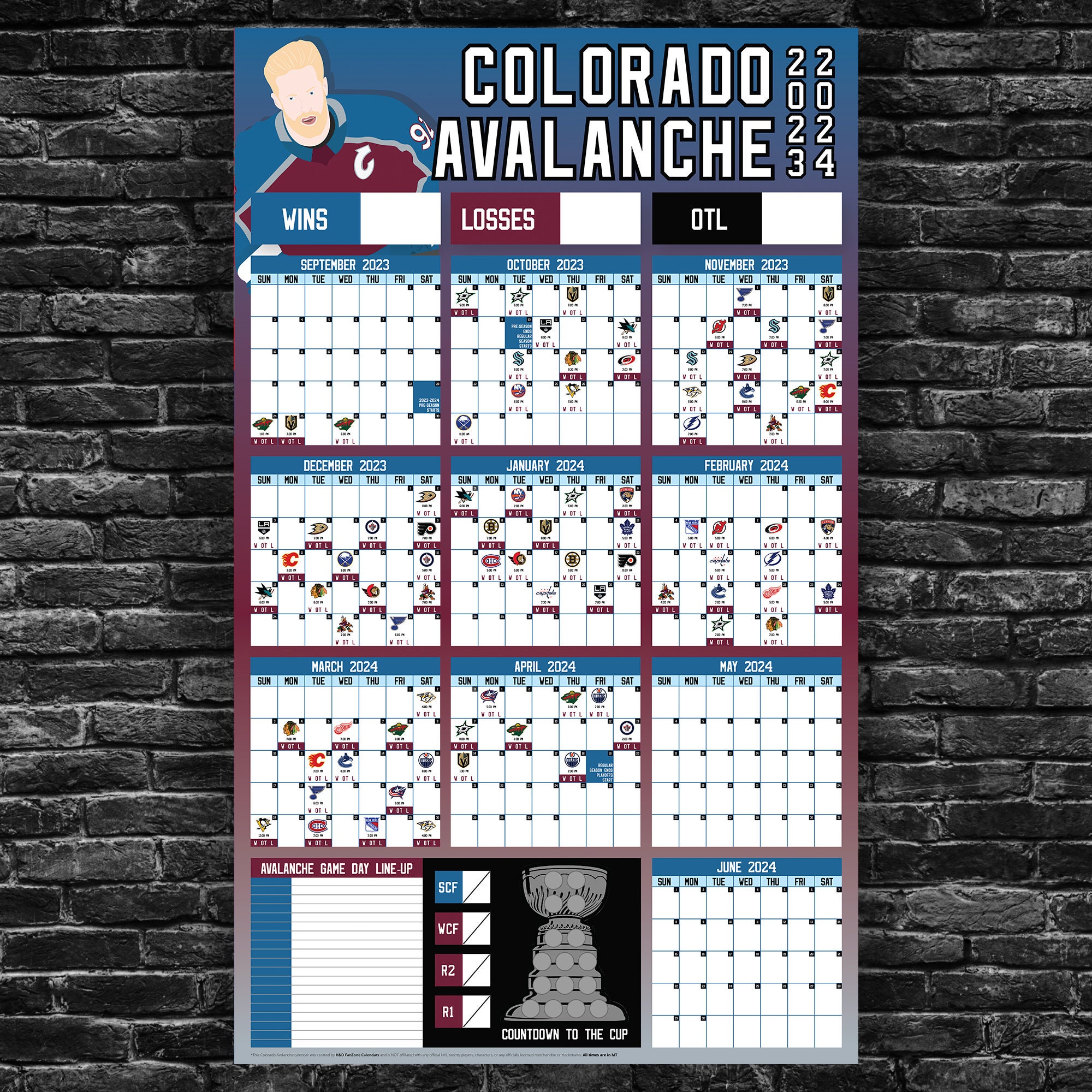 Avalanche Calendar 2024 Notebooks - Edith Gwenore Avalanche Calendar 2024 Notebooks - Edith Gwenore