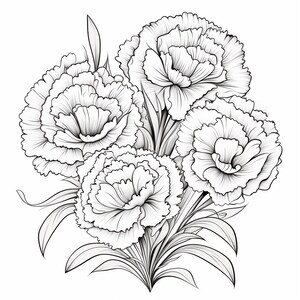 40 Floral Coloring Pages. Pdf Files Containing 40 Unique Coloring Pages ...