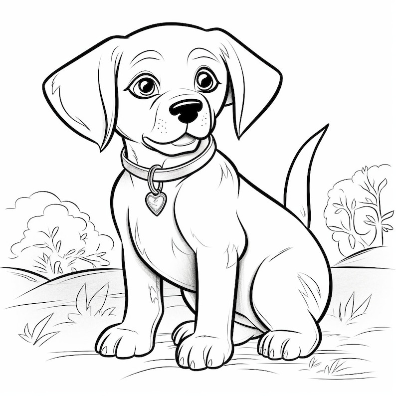 Animals Coloring Pages for Boys and Girls. 6 Designs Including an ...