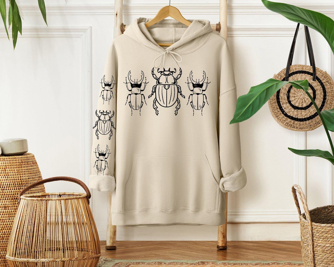 Bug Lover Gift, Vintage Beetle Hoodie, Insect Lover Sweatshirt, Nature ...