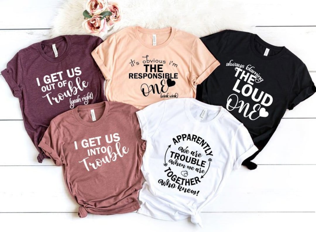 Best Friend Shirts, Party Group Tees, Matching Best Friend Shirts ...