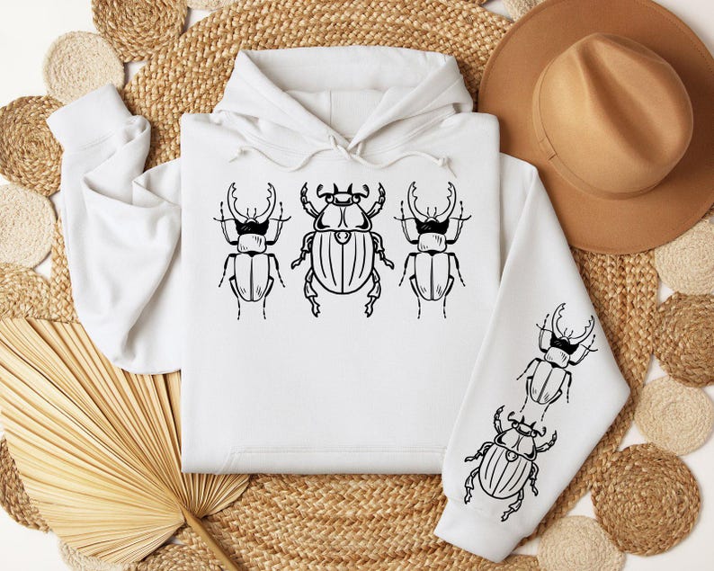 Bug Lover Gift, Vintage Beetle Hoodie, Insect Lover Sweatshirt, Nature ...