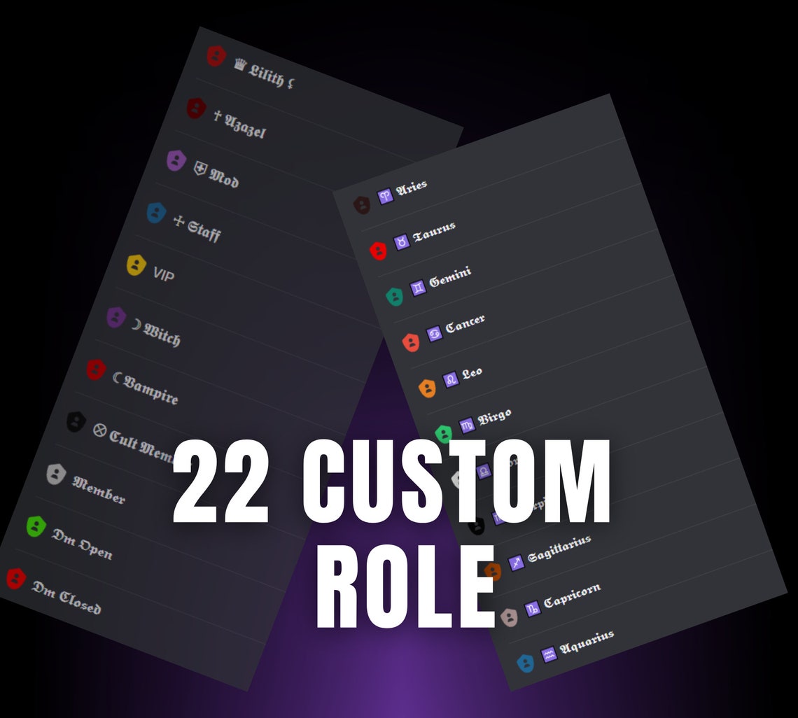 Goth Discord Server Template - Etsy