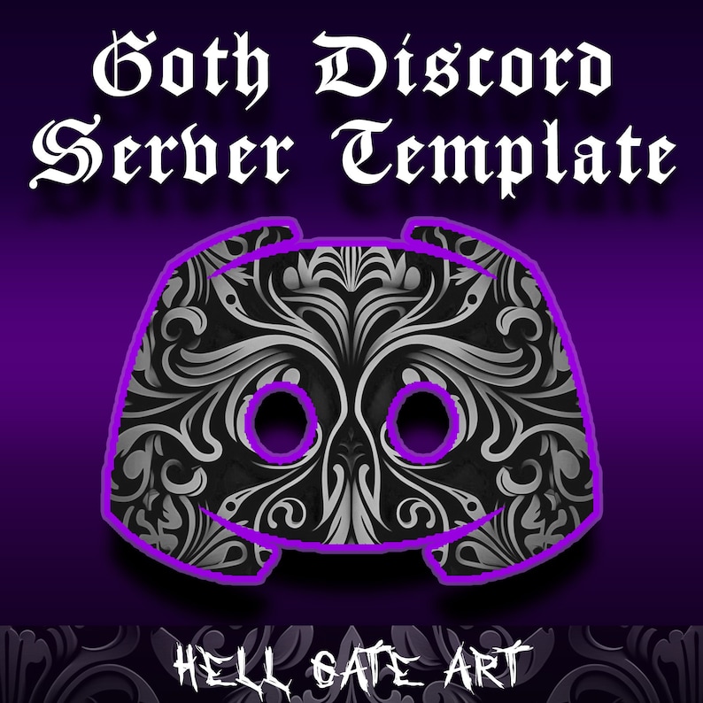 Goth Discord Server Template - Etsy