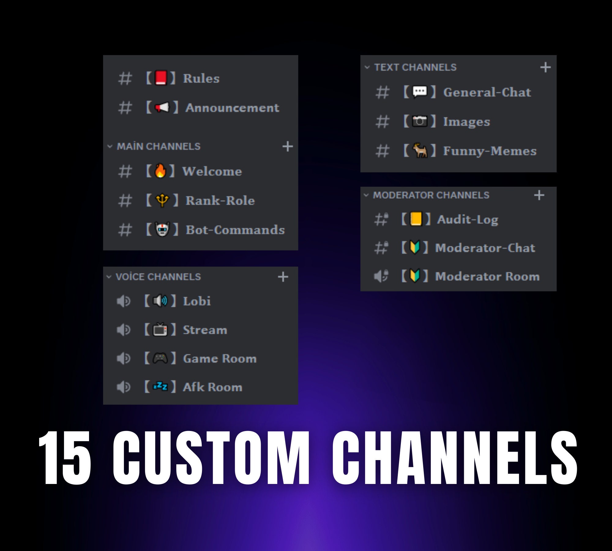 Best Simple Discord Server Template - Etsy