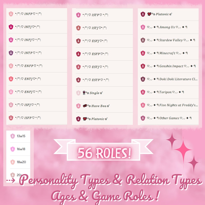 Best Pink Discord Server Template - Etsy