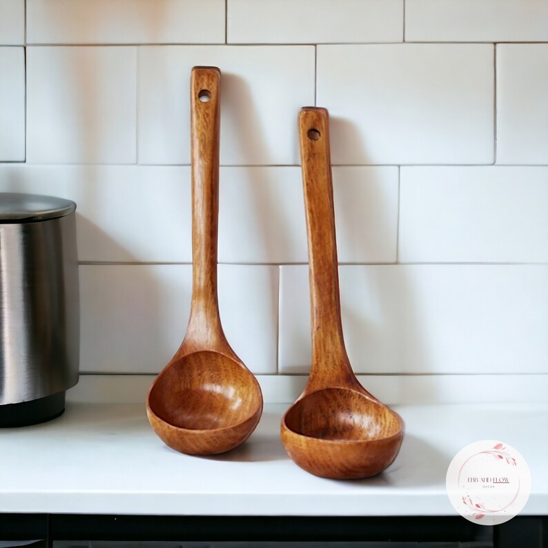 Wooden Ladel, Wooden Ladel for Cooking, Modern Wooden Cooking Spoon ...