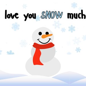 I Love You SNOW Much Handprint Craft | Snowman Winter Craft for Kids ...