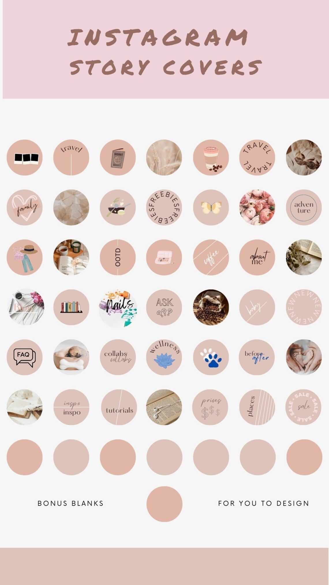 Instagram Story Covers - Etsy