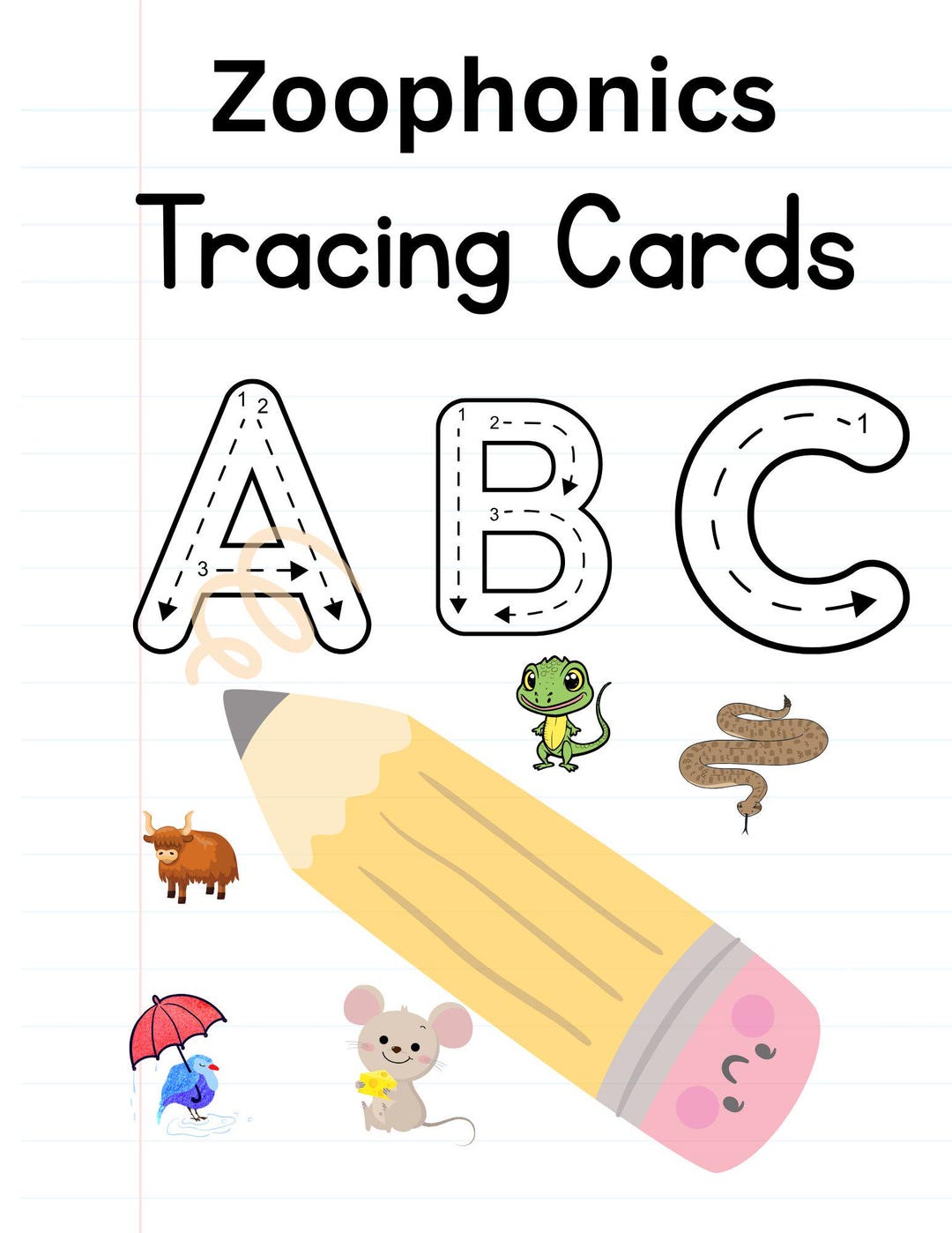 Zoophonics Alphabet Tracing Worksheets – Printable Letter Tracing PDF ...