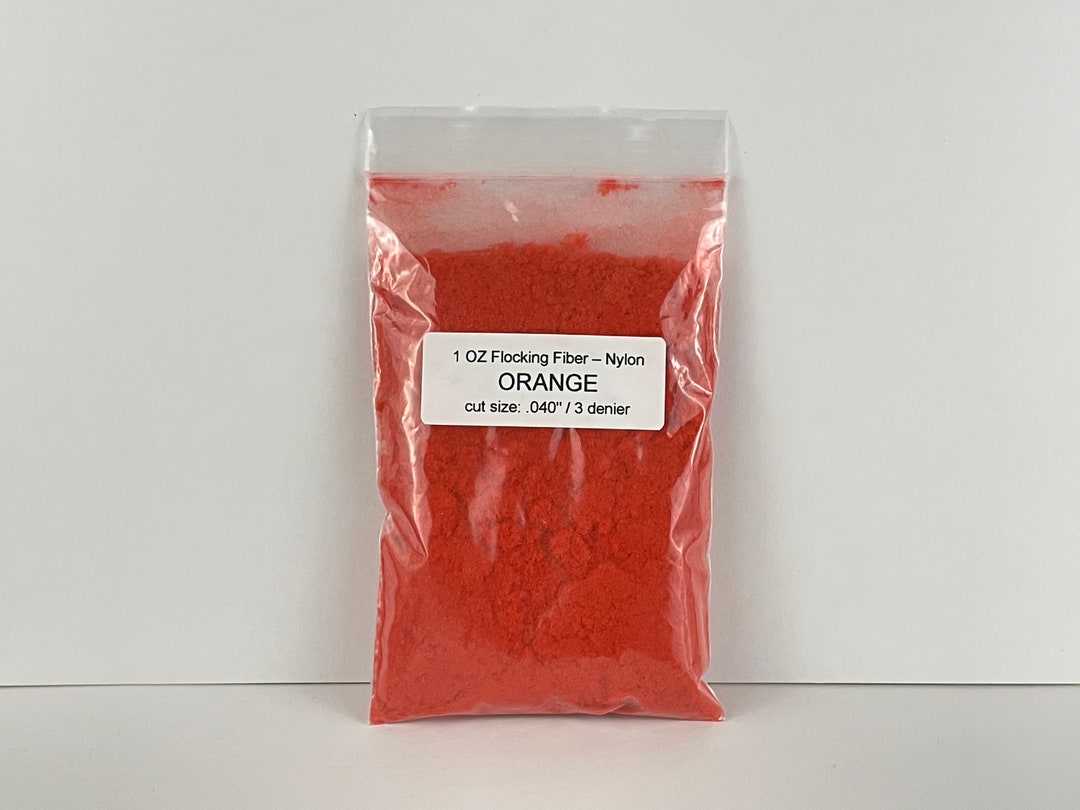 Flocking Fiber ORANGE Nylon - Etsy