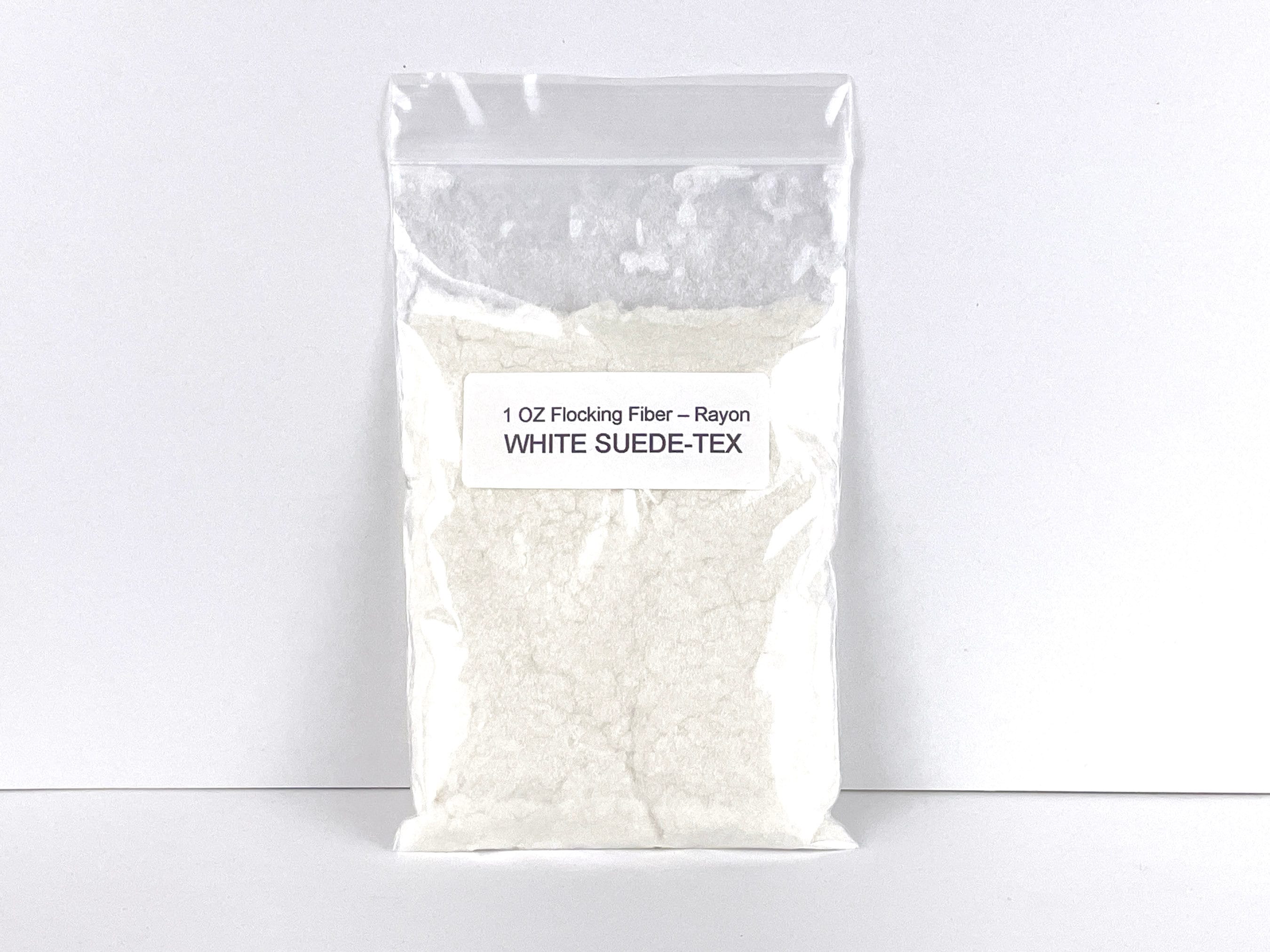 1 Oz. Flocking Fiber WHITE SUEDE Rayon - Etsy