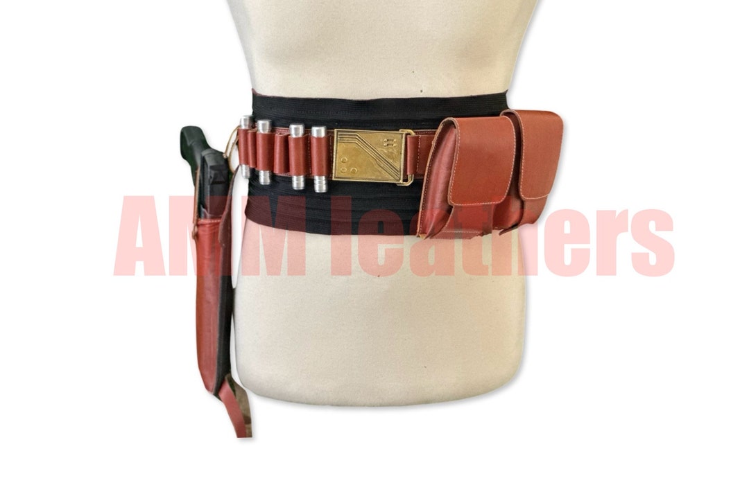Star Wars Book of Boba Fett Inspired Leather Belt BOBF Leather Belt ...