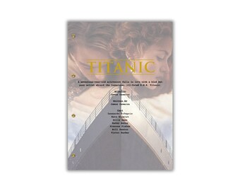 Titanic Signed Film Movie Script Screenplay X20 Autographs Leonardo ...