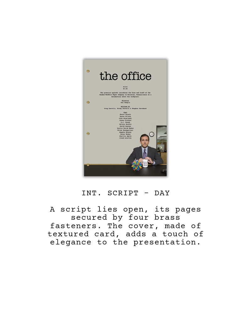 The Office US season 1, Episode 1 Script/screenplay - Etsy