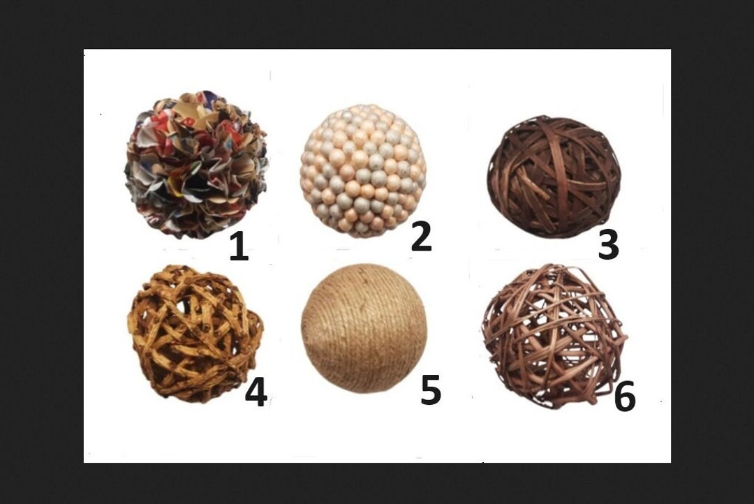 Decorative Balls for Bowls, Vase Fillers, Farmhouse Decor - Etsy