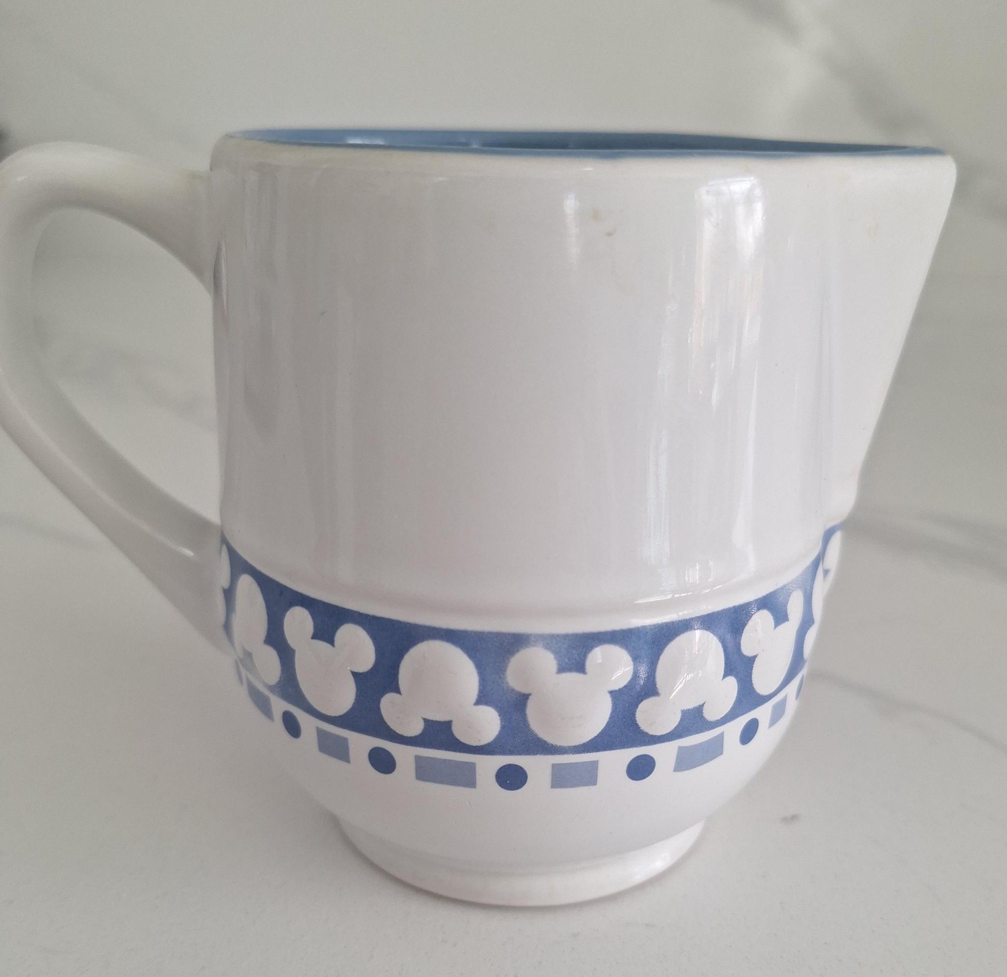 Vintage Disney Gourmet Mickey Mouse Creamer/syrup Pitcher 1990's Blue ...