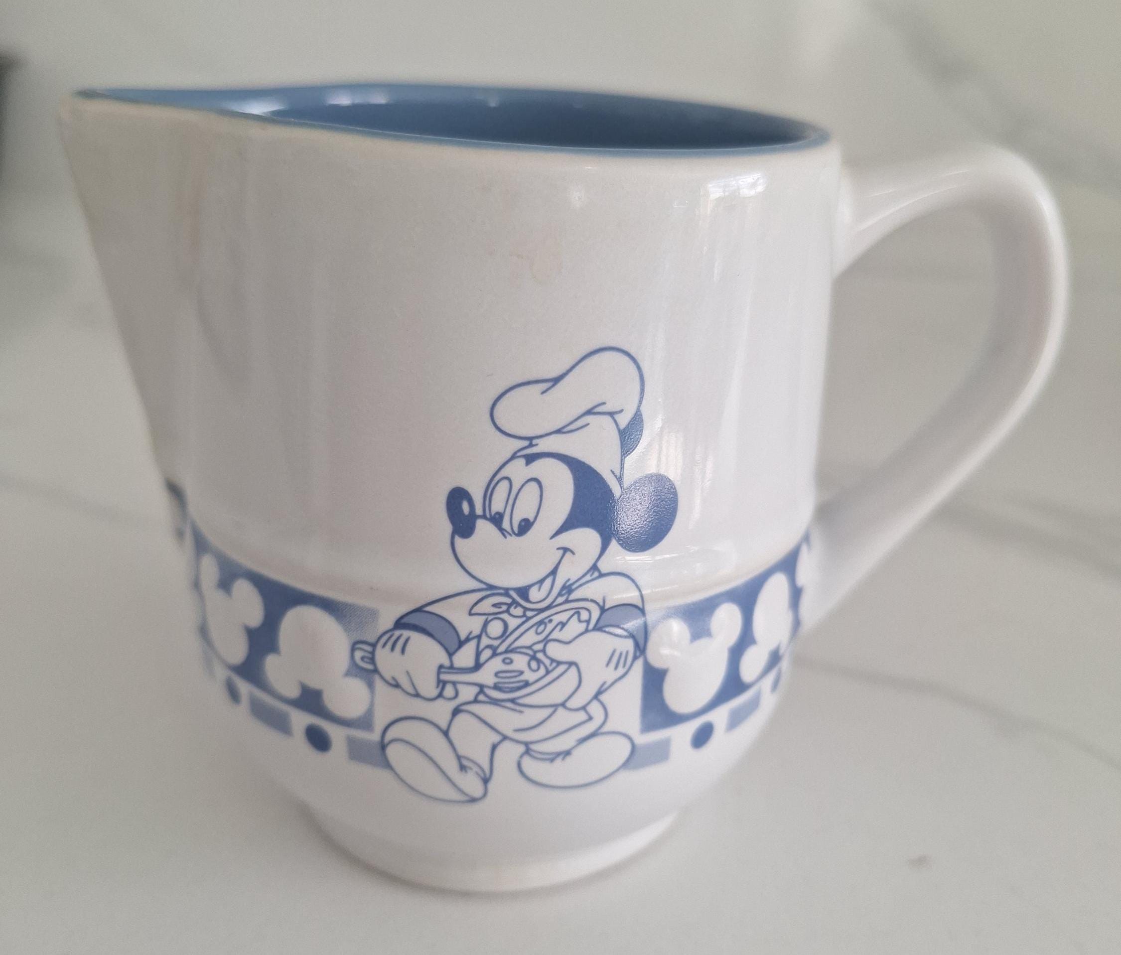 Vintage Disney Gourmet Mickey Mouse Creamer/syrup Pitcher 1990's Blue ...