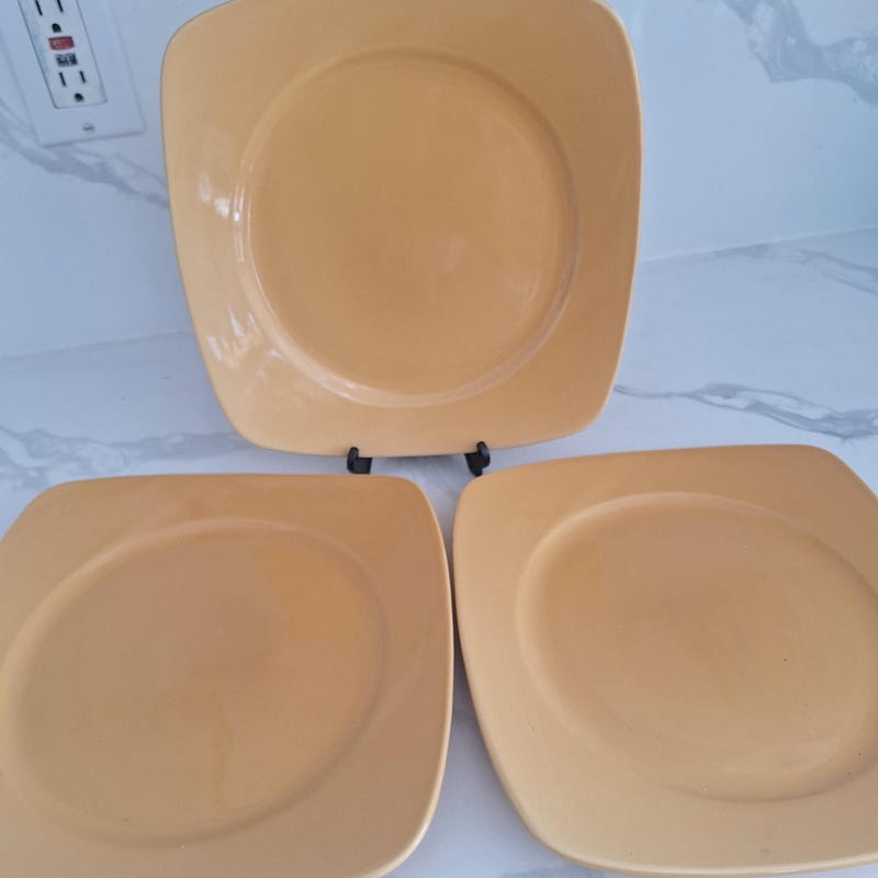 Mustard Dinner Plates - Etsy