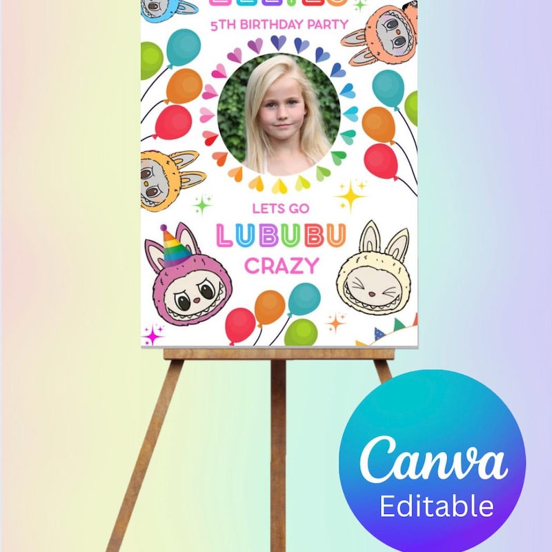 Labubu Party Poster - Etsy