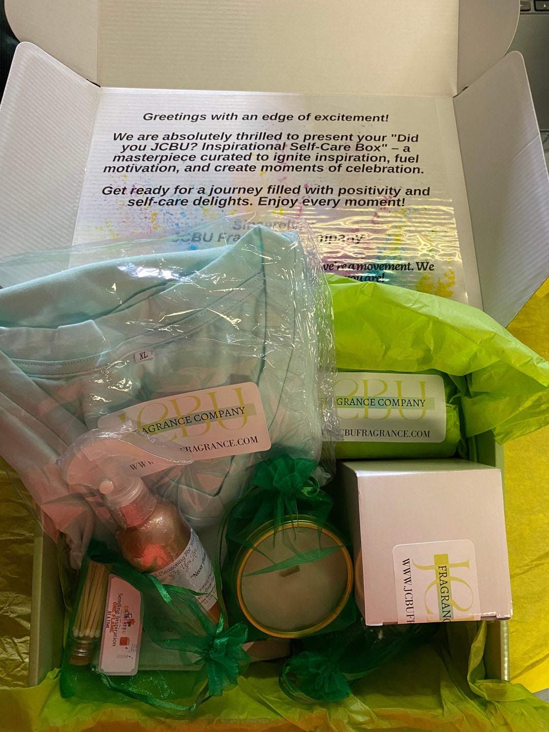Inspirational Self-care Box Motivational Box Care Package for Her Hygee ...