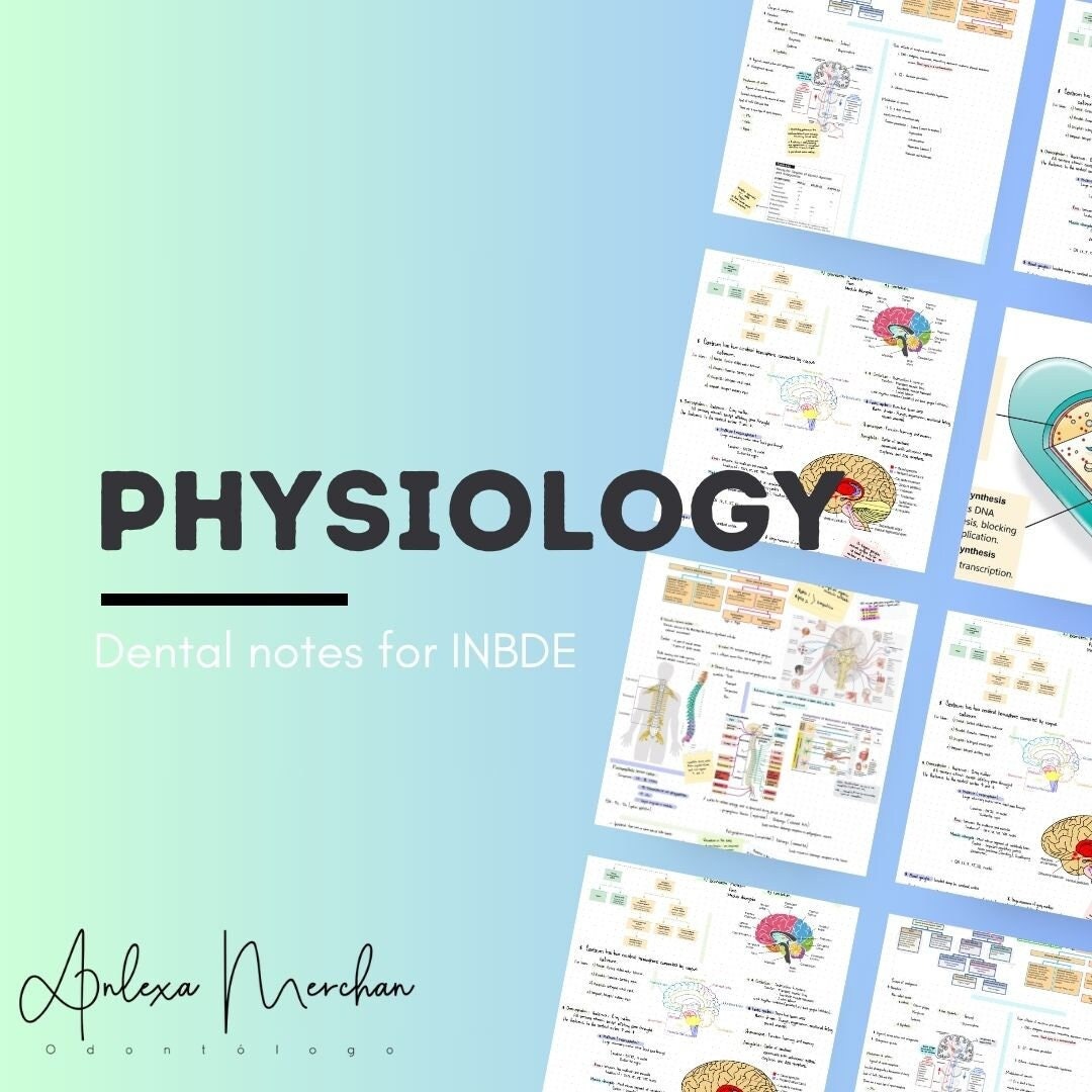 Dental Notes for INBDE | Physiology| Notes | Peripheral Nervous System ...
