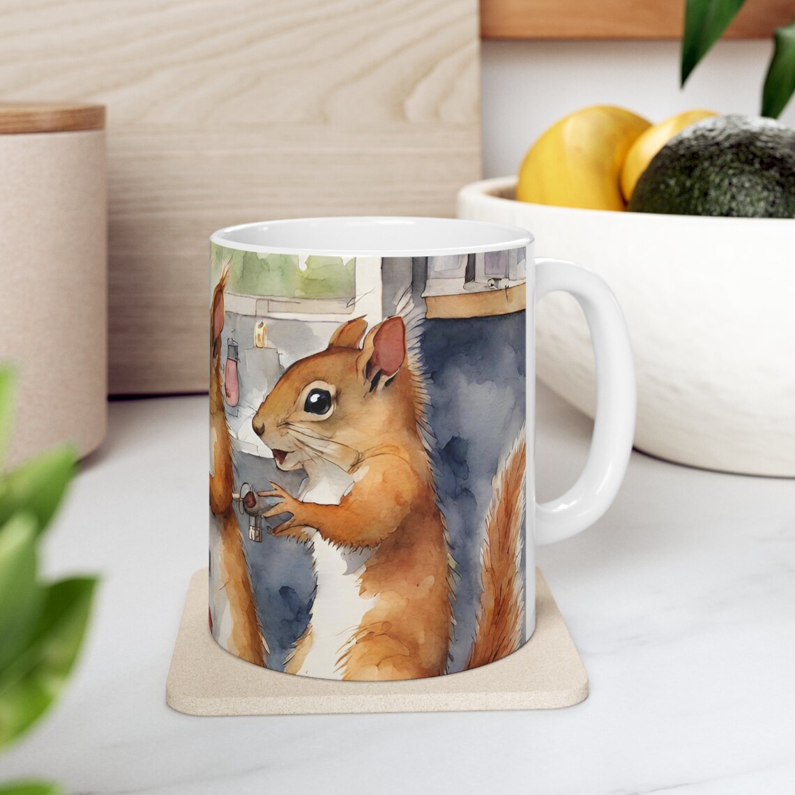 Science Squirrel Mug, Laboratory Mug, Weird and Strange Mug Gift for ...