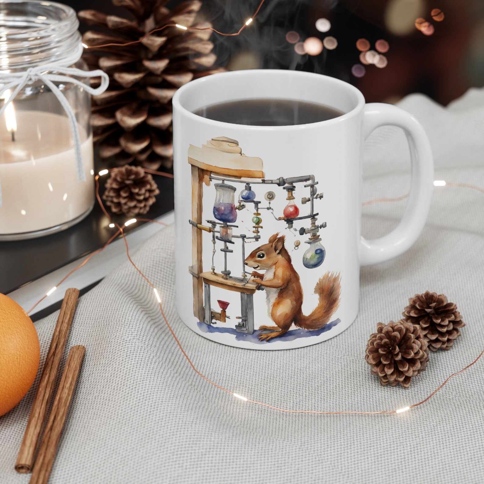 Science Squirrel Mug, Laboratory Mug, Weird and Strange Mug Gift for ...