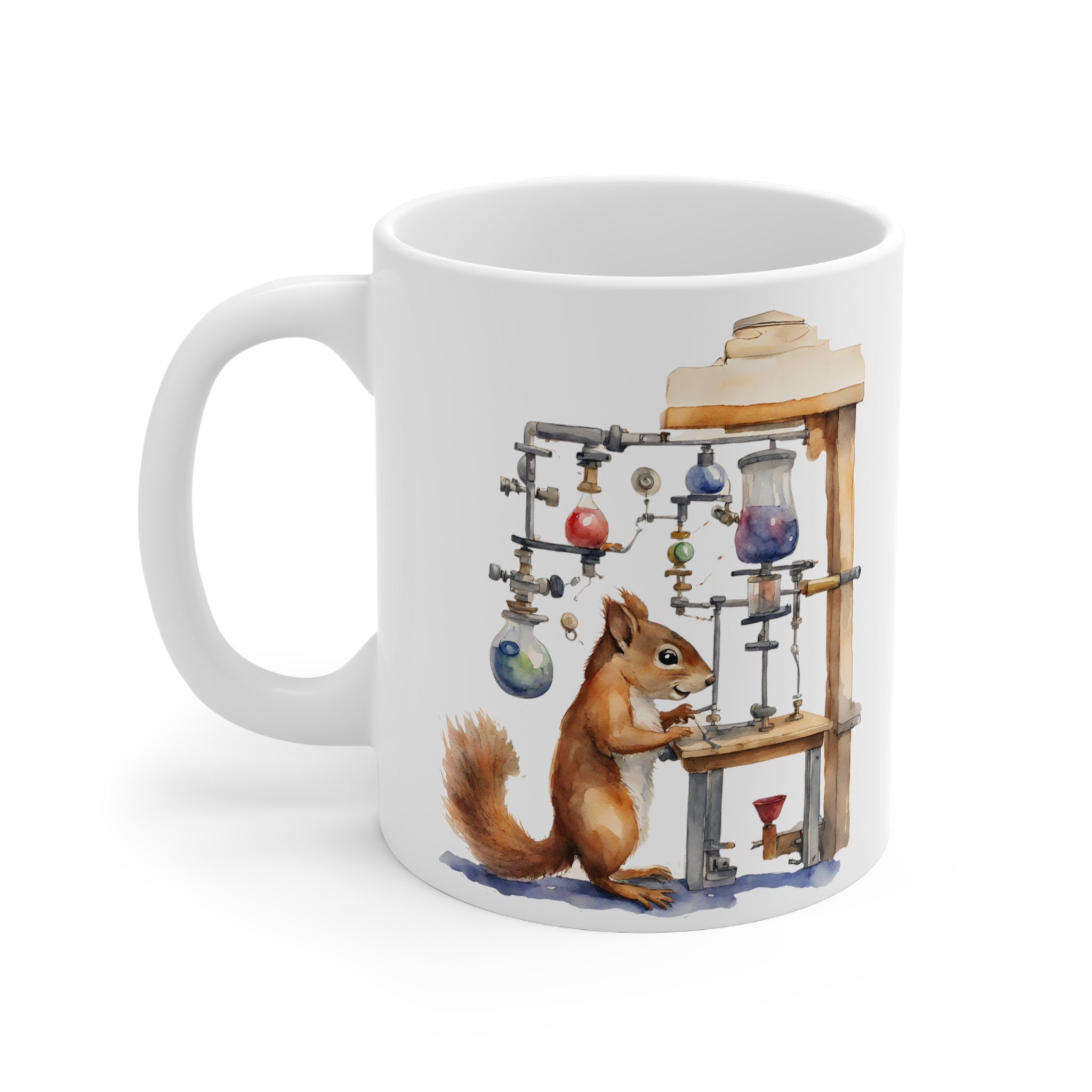 Science Squirrel Mug, Laboratory Mug, Weird and Strange Mug Gift for ...