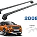 For Peugeot 2008 Roof Rack System, Aluminium Cross Bar, Flush Rail ...
