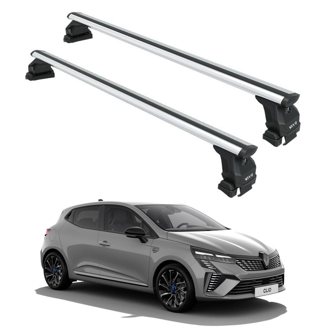 Renault Clio 5 Aluminum Lockable Roof Bars: Toros Pro 4 - Etsy