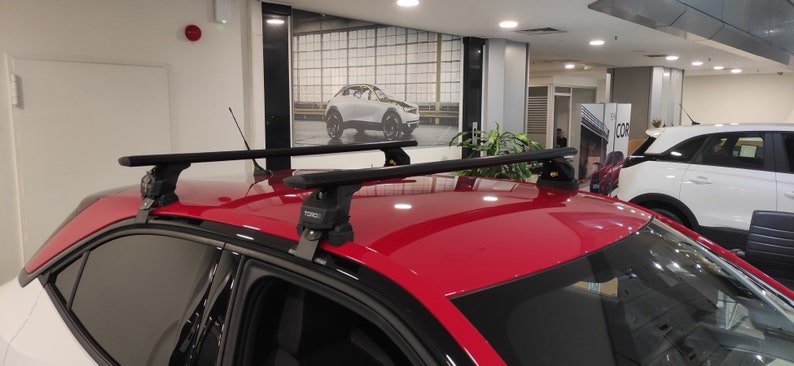 Opel Mokka Roof Rack System Carrier Cross Bars Aluminum Lockable High ...