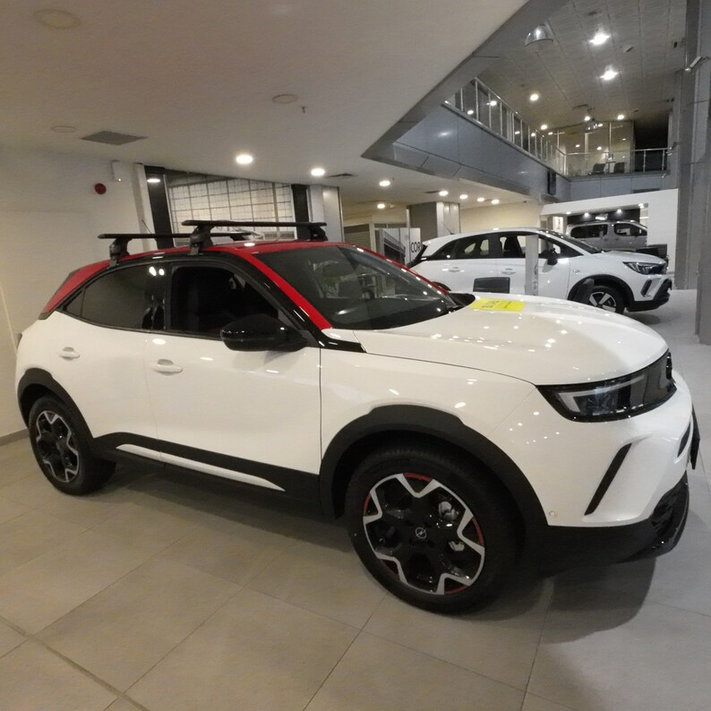 Opel Mokka Roof Rack System Carrier Cross Bars Aluminum Lockable High ...