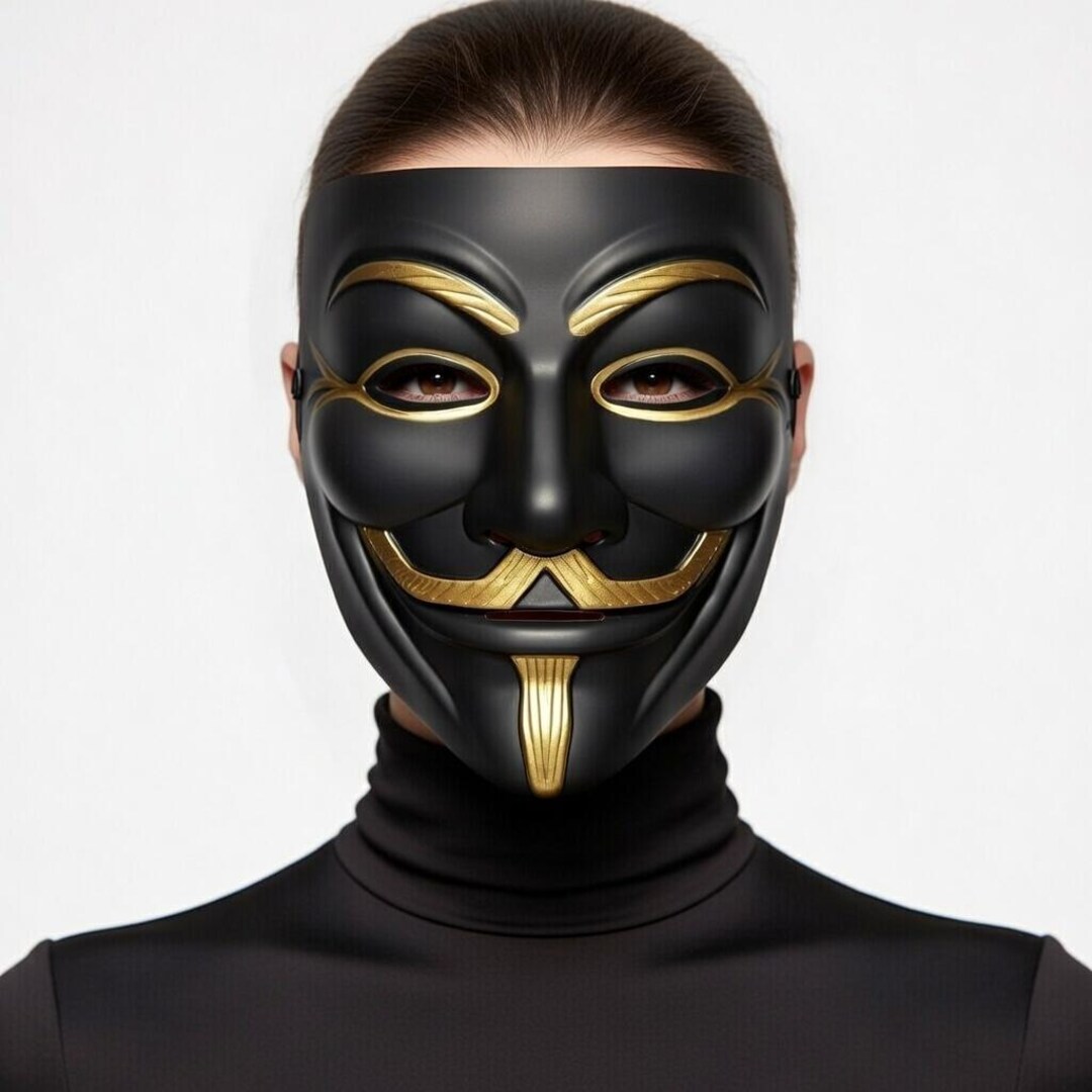 Guy Fawkes Inspired Mask – Rebellion Style Cosplay Mask for Halloween ...
