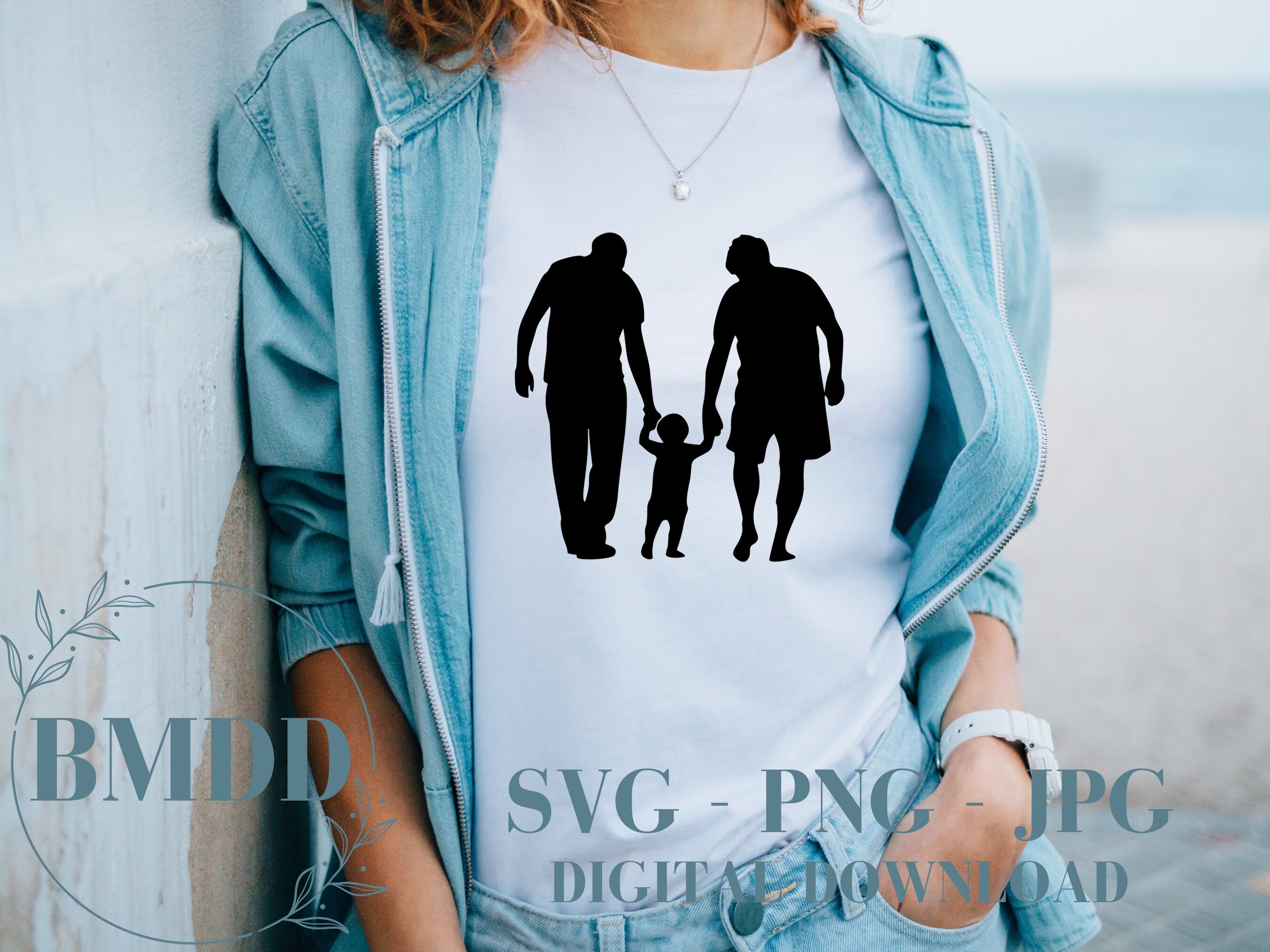 3 Generations SVG PNG Files Digital Download Father and - Etsy