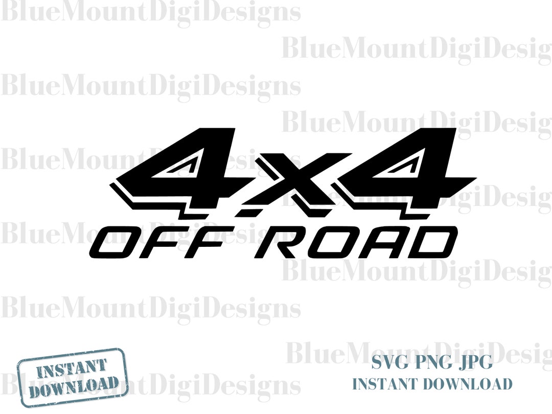 4x4 off Road SVG PNG Files, Digital Download, 4x4 Svg, Four by Four ...