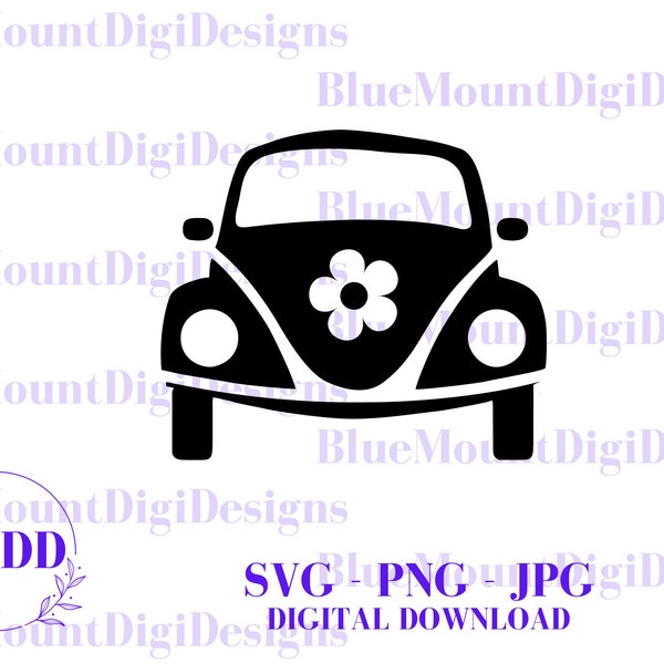 Vw Bug Vector - Etsy