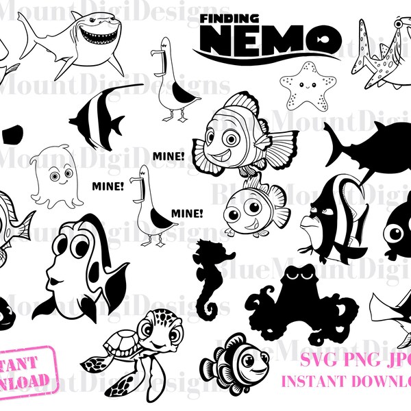Nemo Svg - Etsy