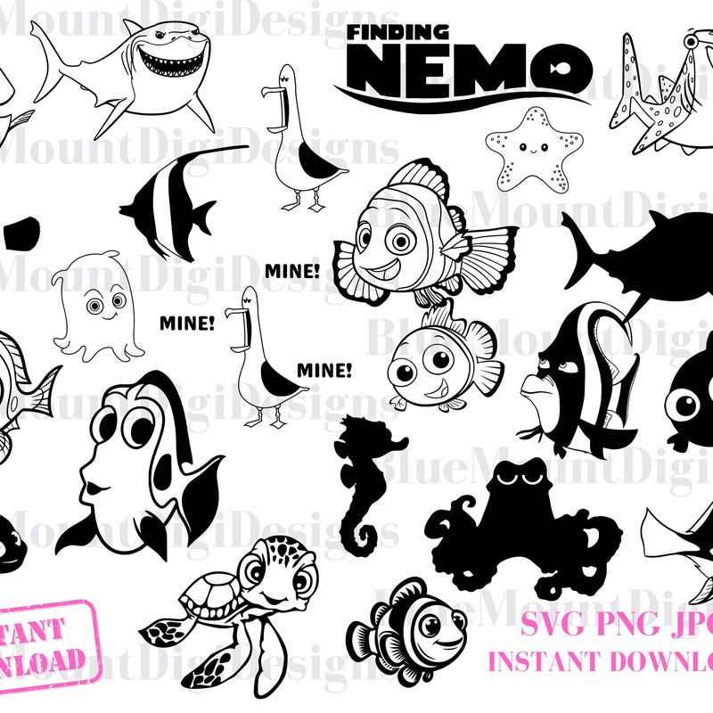 Nemo Svg - Etsy