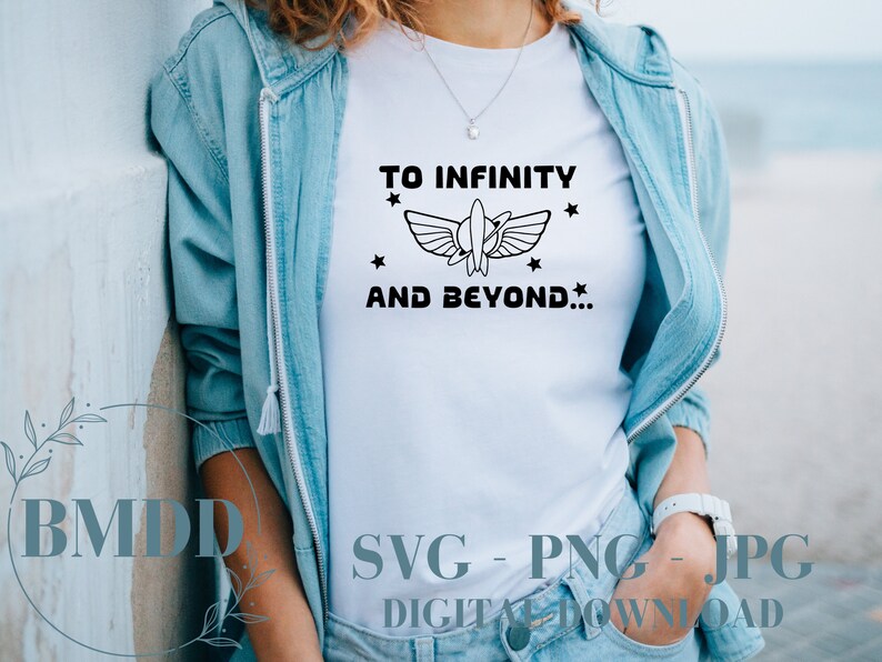 To Infinity and Beyond SVG JPG PNG Rocketship Svg Space - Etsy