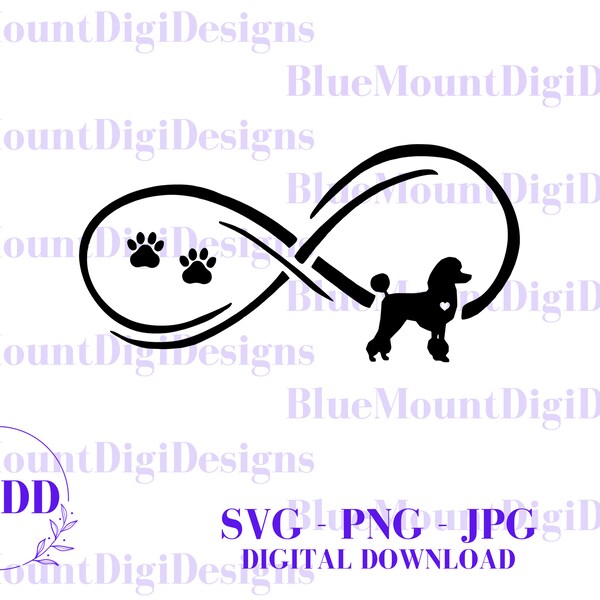 Infinity Paw Svg - Etsy